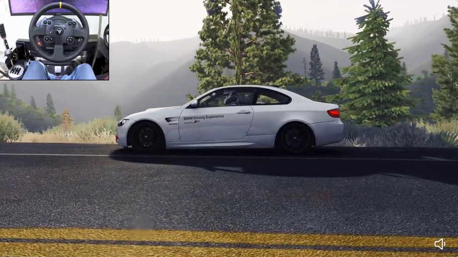 BMW E92 M3 Valvetronic – Canyon Run in Assetto Corsa with Thrustmaster TX