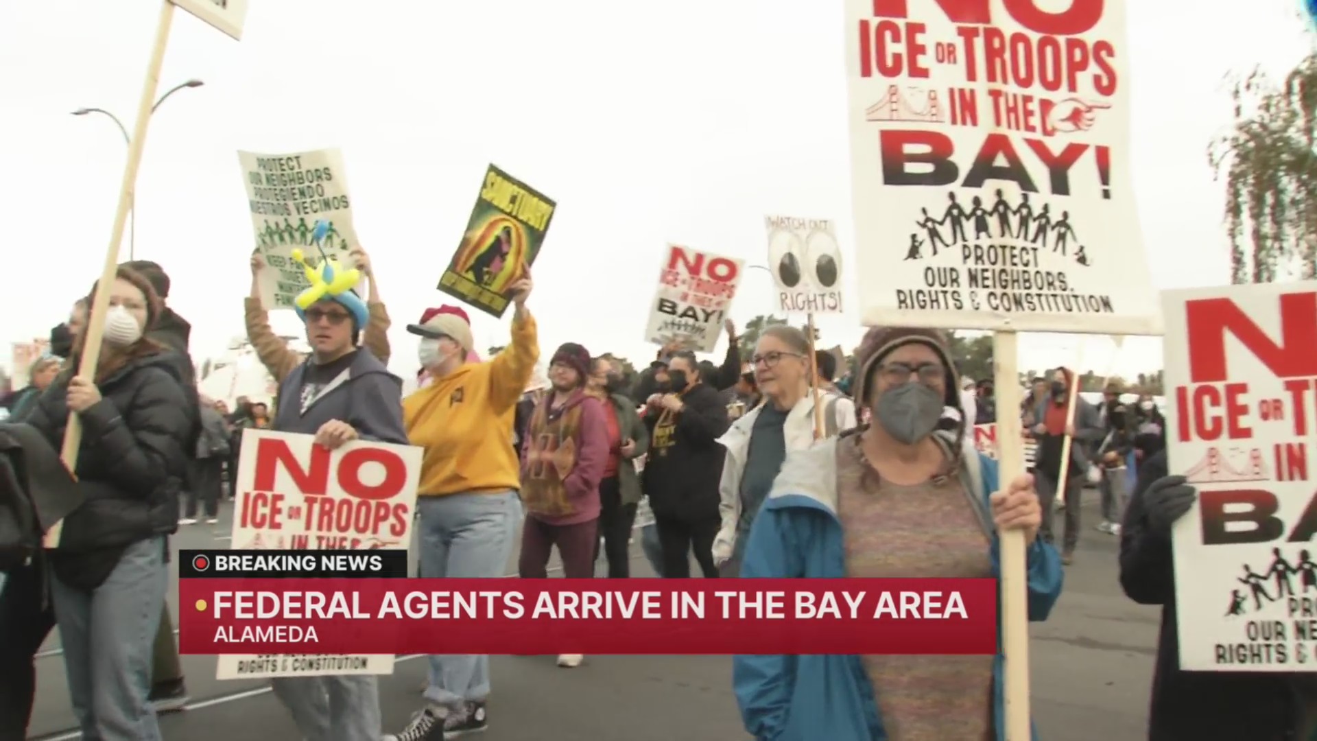 2 injured as federal agents arrive in Bay Area