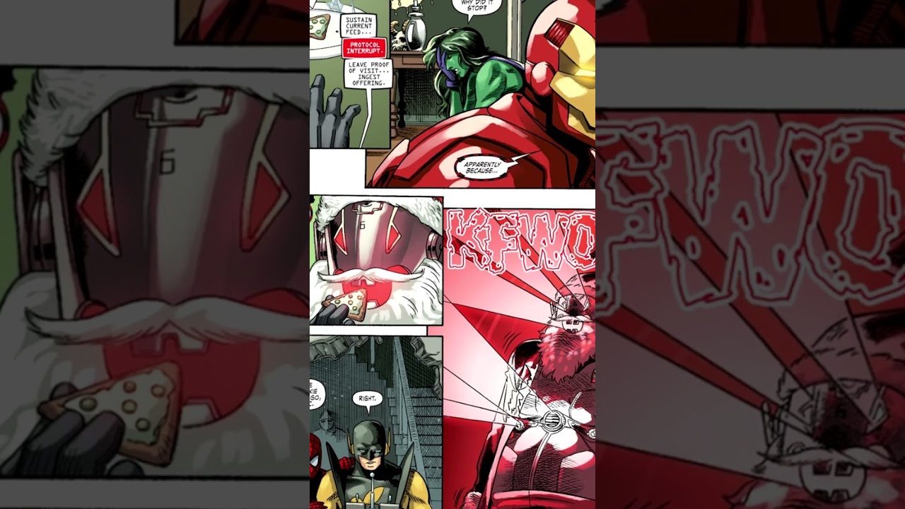 Avengers Face Off Against Santa Ultron in Epic Battle