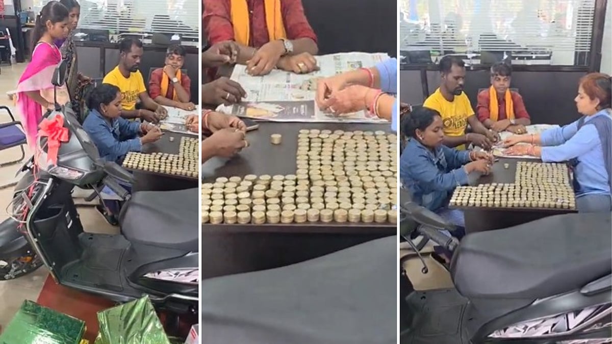 Man Pays ₹40k In Coins To Buy Scooter For Daughter In Chhattisgarh; Was ...