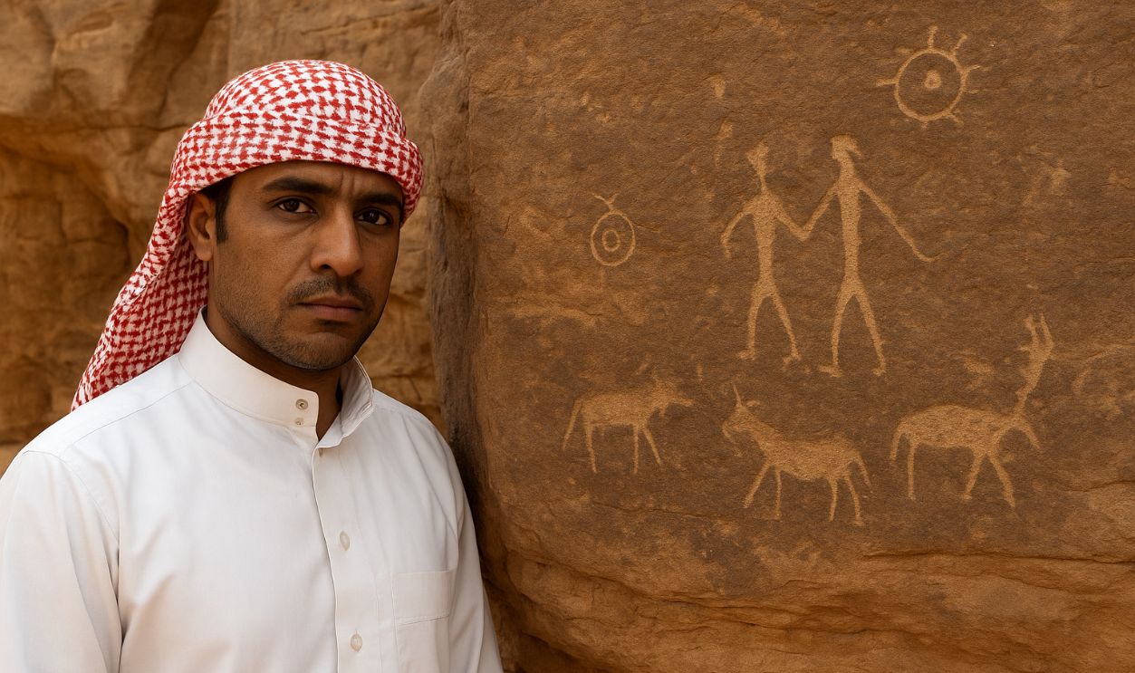 The sands of the Arabian Desert swept away every trace of a thriving ...