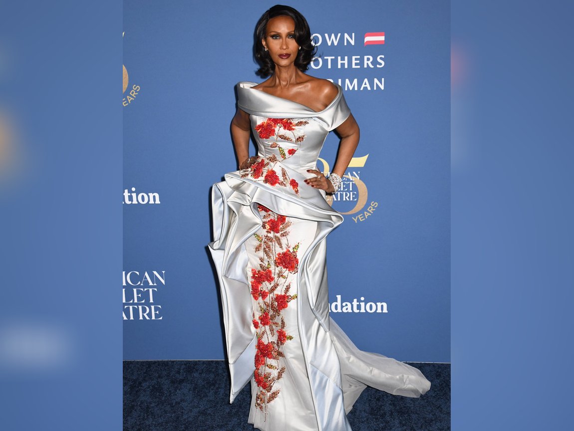 David Bowie's Widow Iman: Rare Red Carpet Appearance in New York