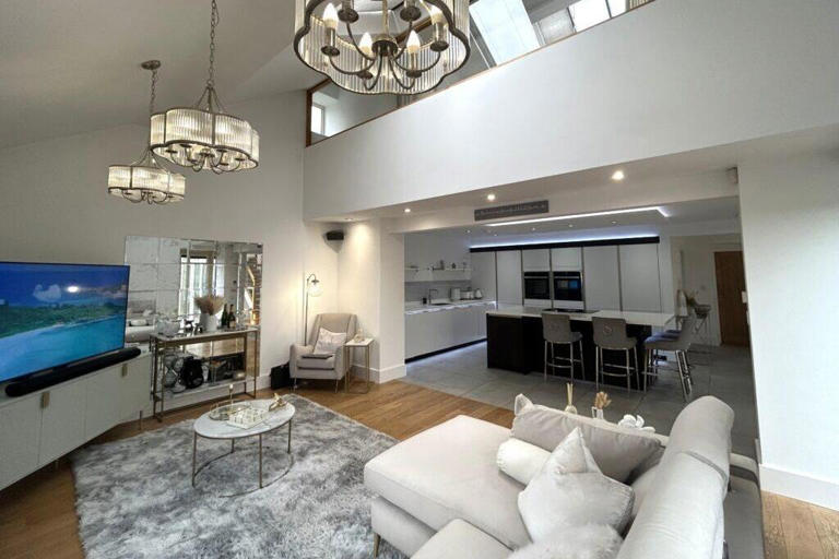 Inside this high spec home with contemporary edge and open views