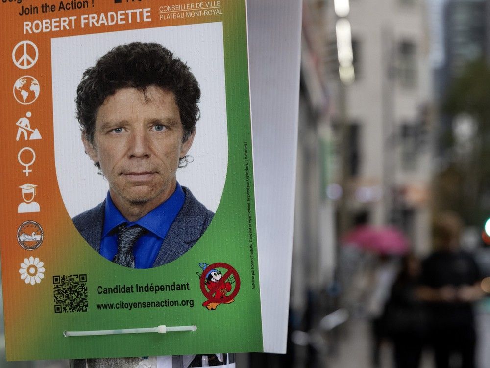 This Montreal candidate put Mickey Mouse on his poster. No, he’s not ...