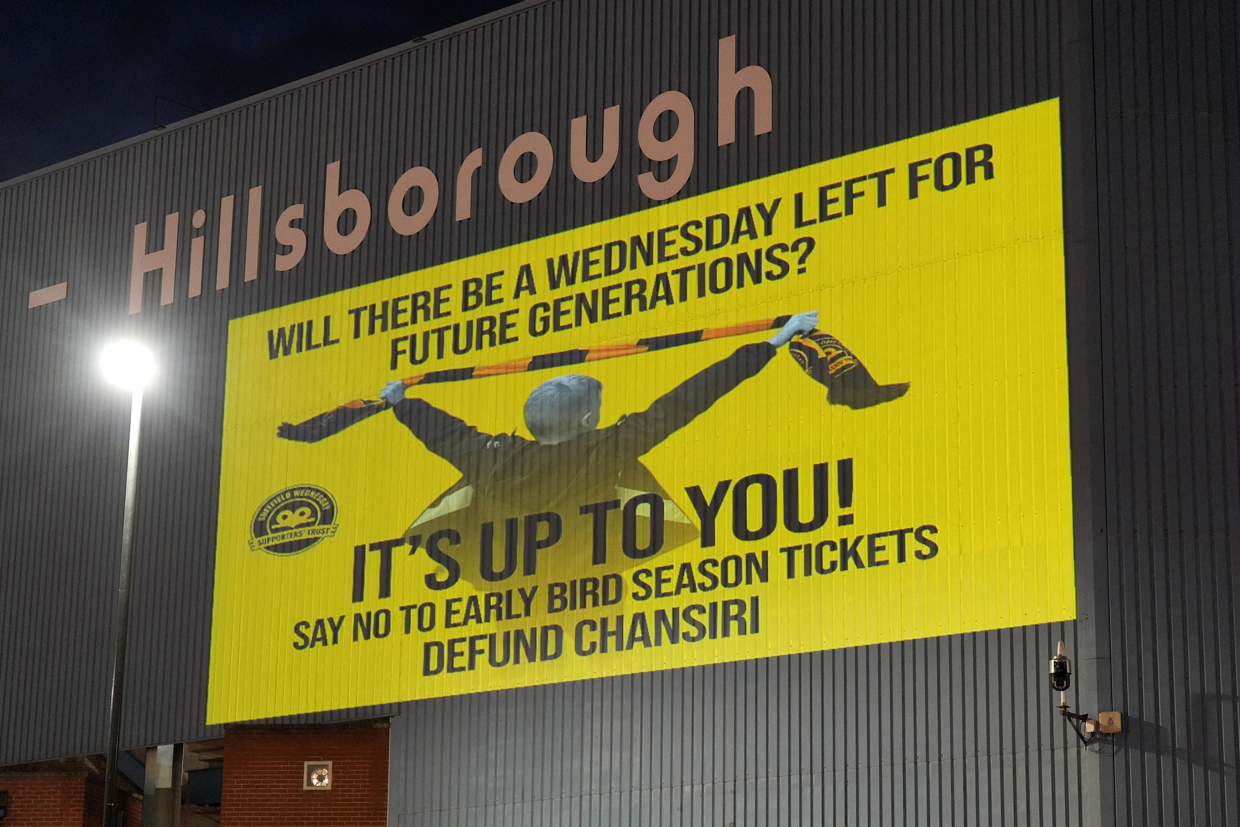 How Hillsborough looked as thousands of Sheffield Wednesday fans ...