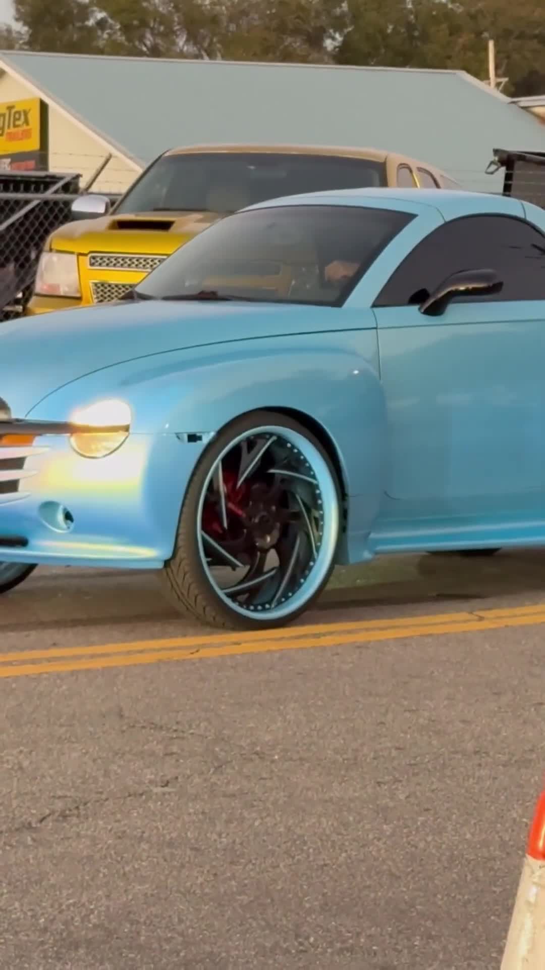 Outrageous Bondi Beach Chevy SSR on 26’s Forgiatos