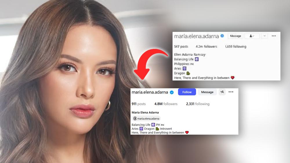 Ellen Adarna drops 'Ramsay' surname on Instagram; sparks split rumor anew