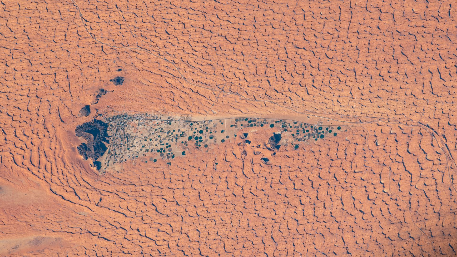 The sands of the Arabian Desert swept away every trace of a thriving ...