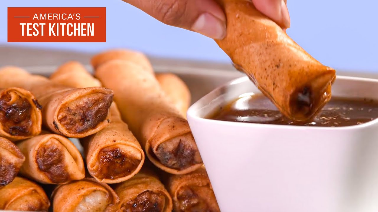 Filipino Eggrolls (Lumpia), and Cacio e Pepe Bites