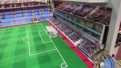 Aston Villa fan spends six years building Subbuteo inspired replica of ...