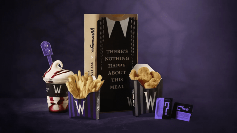 Wendy's Unveils Spooky Meal Inspired by Wednesday Addams