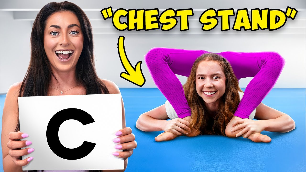 Pick a letter, perform the wildest contortion trick