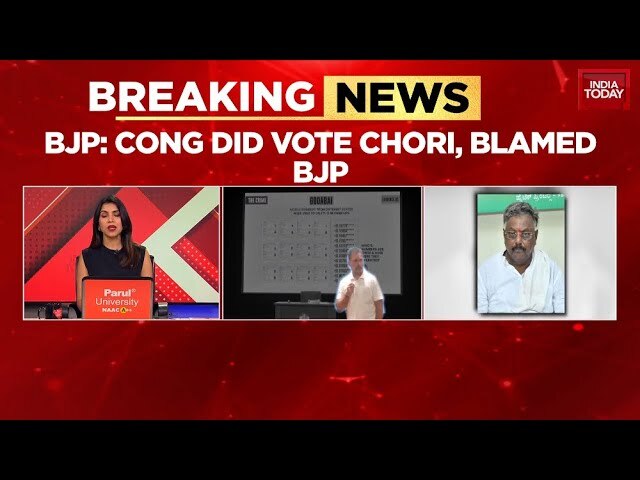 Karnataka 'Vote Chori' War: BJP Claims Congress Carried Out 'Vote Chori ...