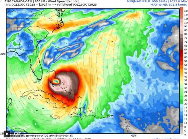 Hurricane hunters scramble to Caribbean as 'Storm Melissa' hits 100% ...