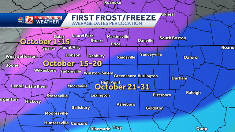 Frost and freeze alerts may extend into Saturday