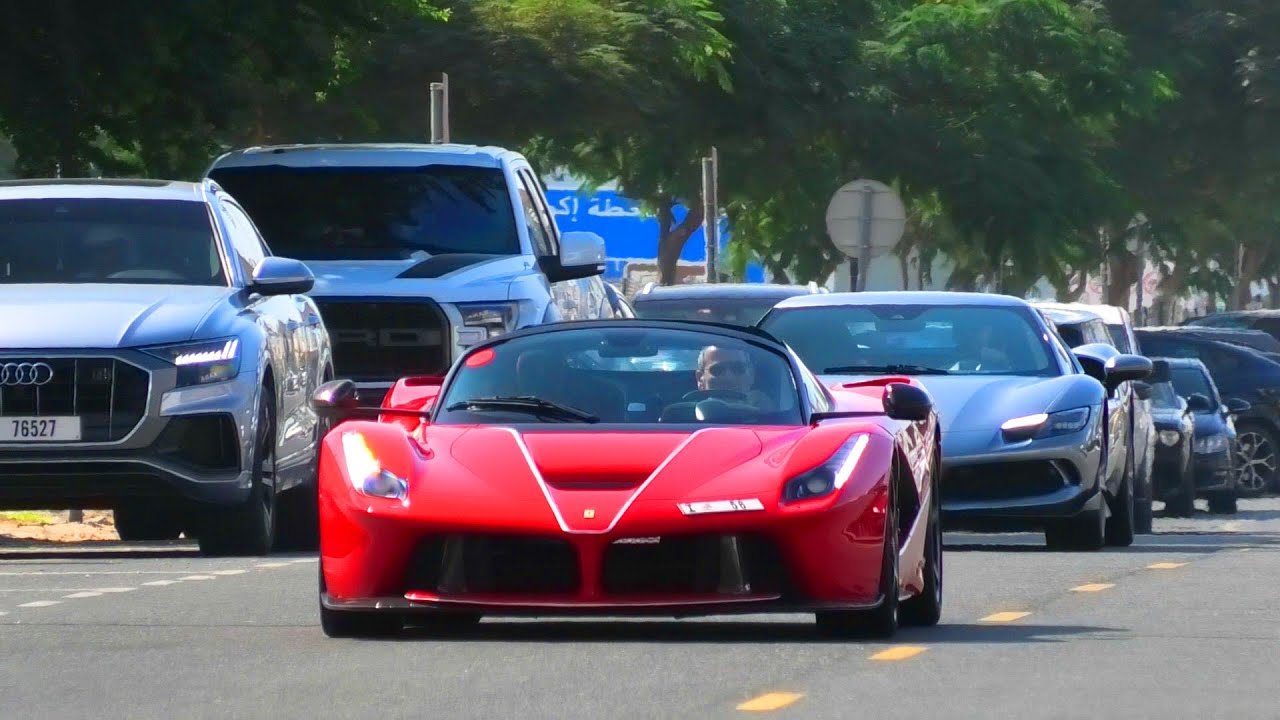$3.5 Million Ferrari LaFerrari in Traffic
