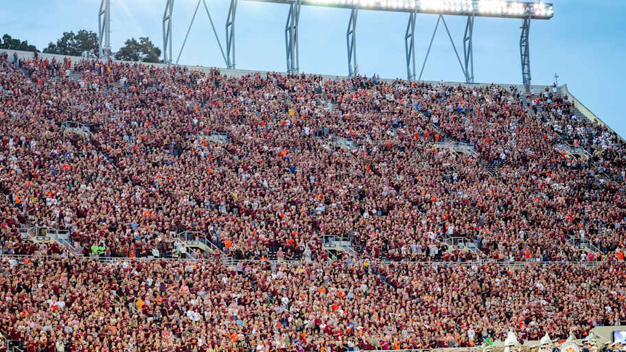The Athletic completely disrespects Virginia Tech & Lane Stadium in ...