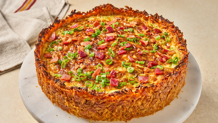 Sweet Potato Crust Quiche Lorraine Recipe