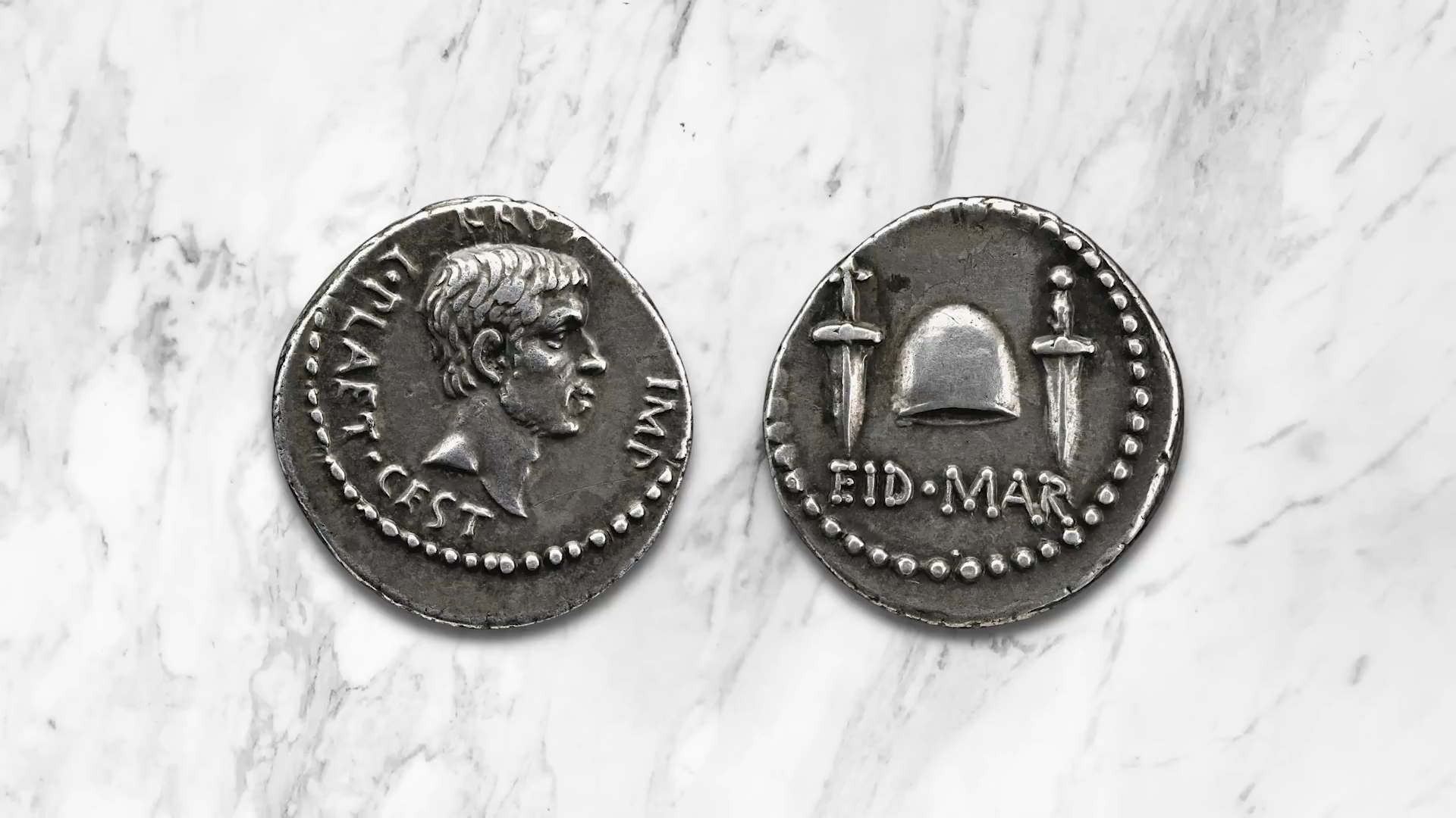 Someone put a Hole in this Coin - now it's worth Millions (the EID MAR ...