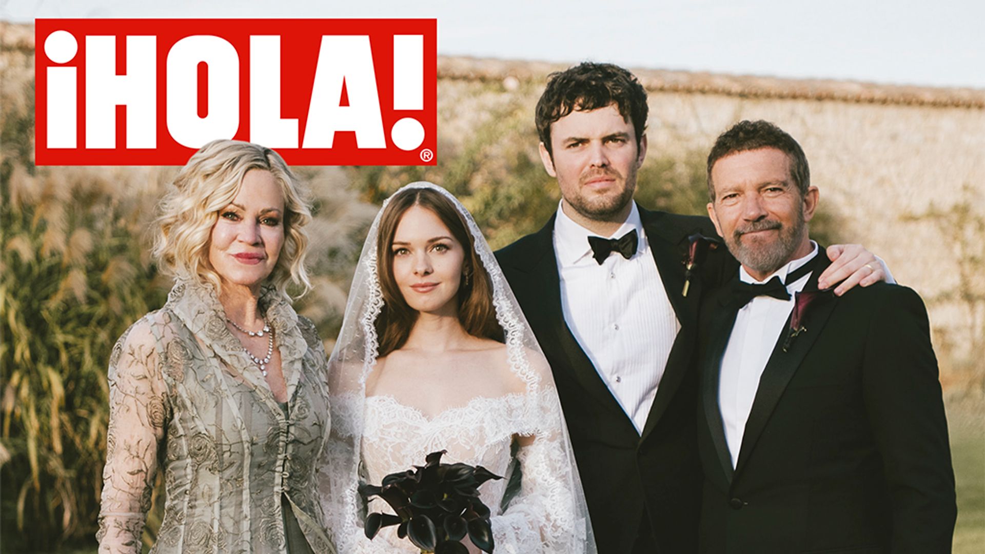 En ¡HOLA!, la boda del año de Stella Banderas y Alex Gruszynski