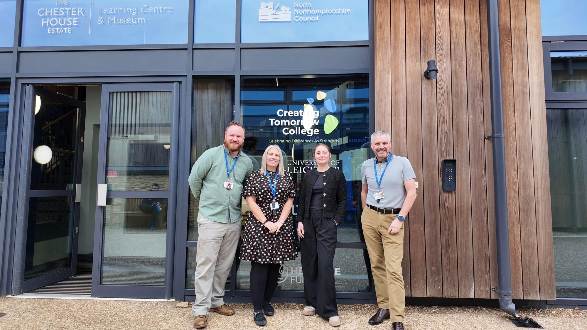 Local MP Gen Kitchen visits Creating Tomorrow College in Wellingborough