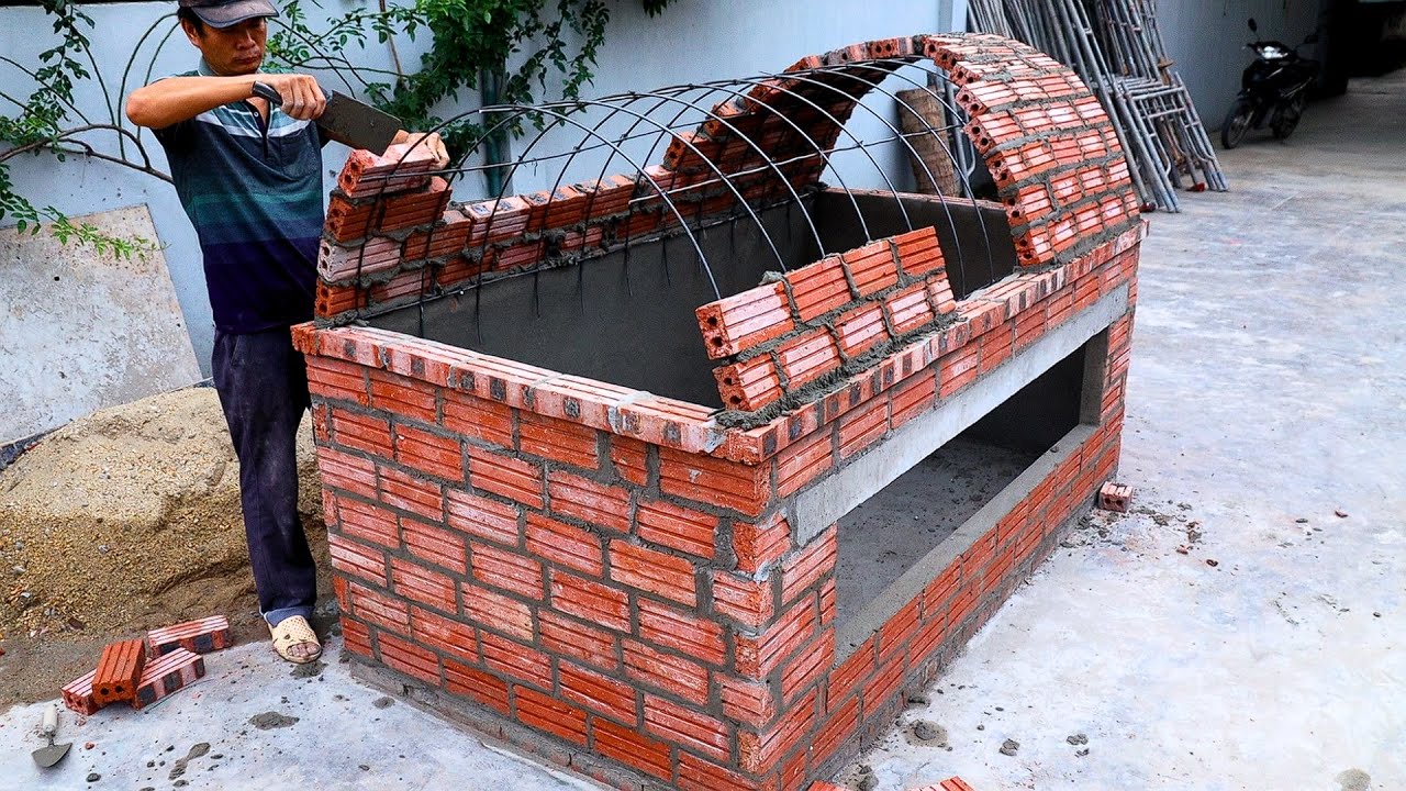 Make a unique fish tank - construction techniques creative brick dome ...