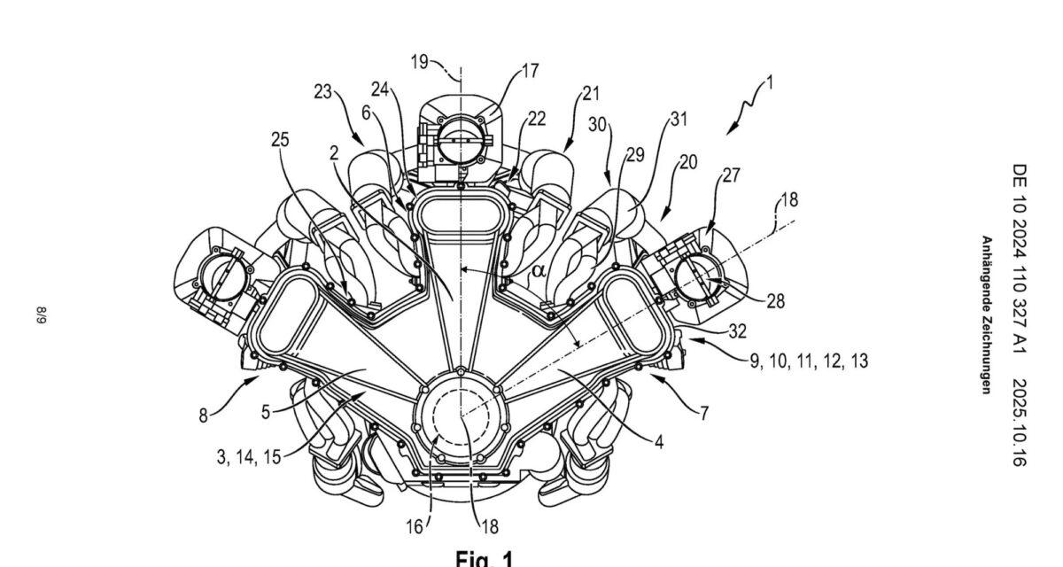 Porsche prépare un étonnant moteur W18 à trois rangées de cylindres