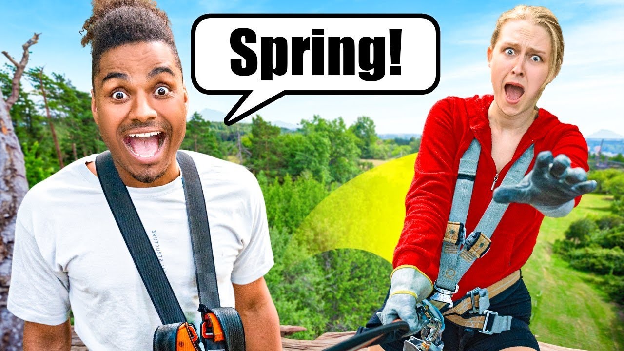 Höhenangst und Hochseilgarten extrem 😱 (ft. Theresa, Lucy, Alex)