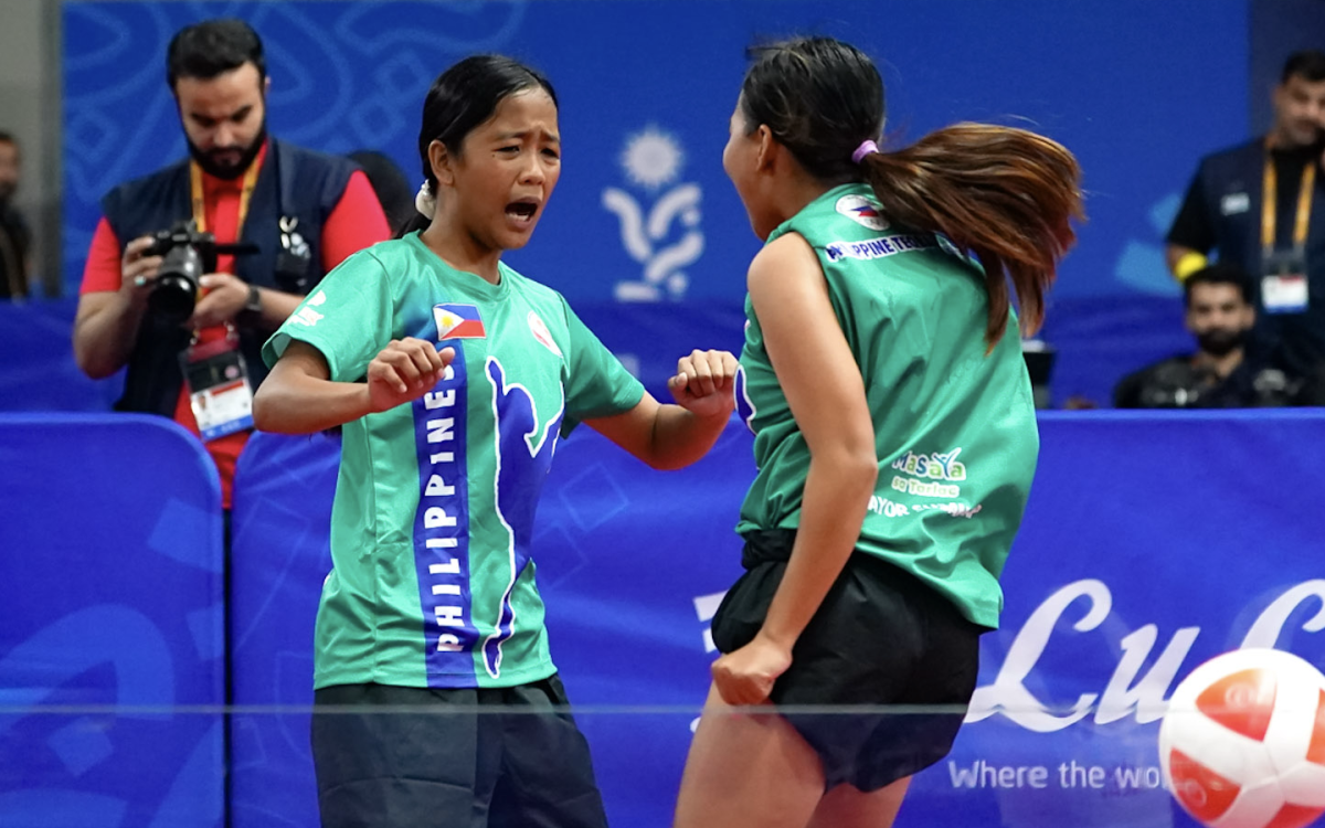 Cariño, Tabucol capture bronze in Asian Youth Games teqball