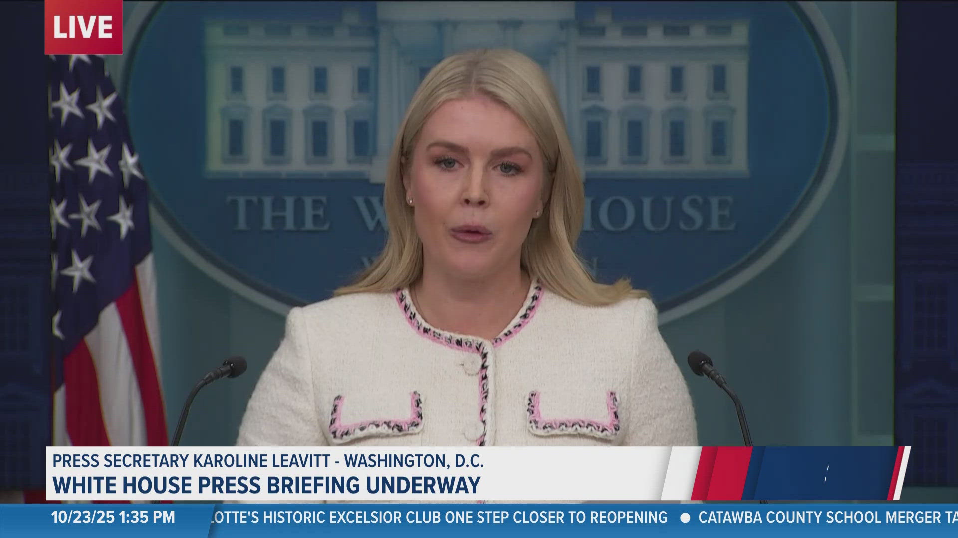 White House Press Conference - October 23, 2025