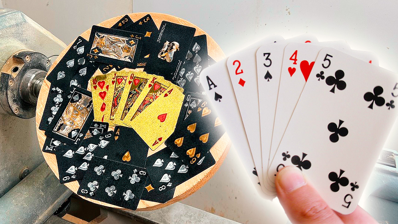 Woodturning - spalted beech into luxury resin poker plate