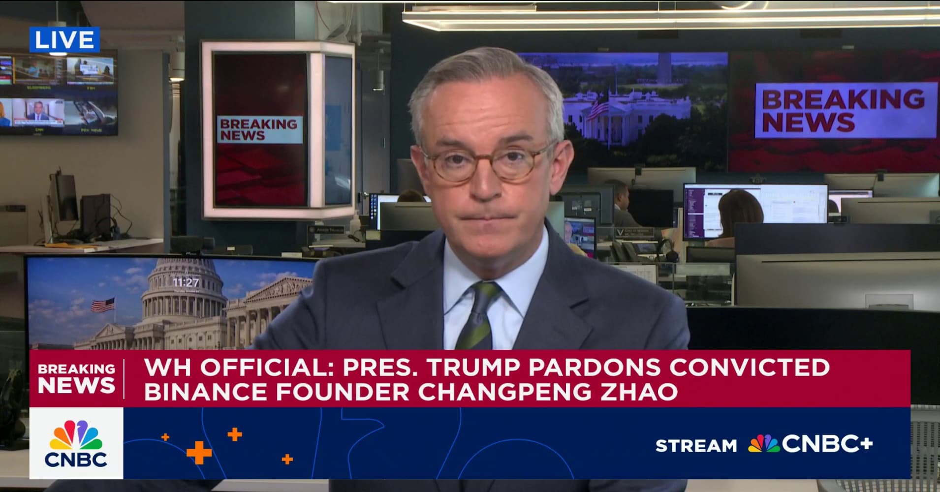 Trump pardons convicted Binance founder Changpeng Zhao, White House ...