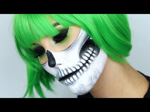 Halloween skull makeup tutorial