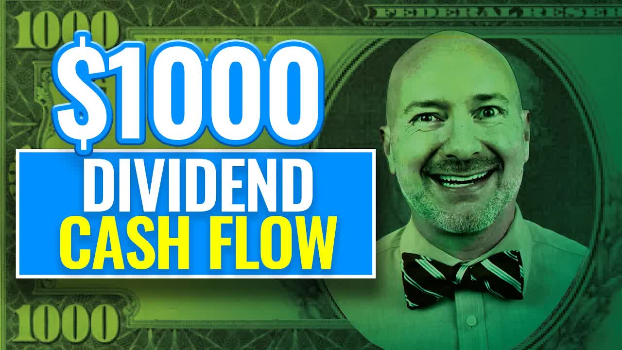 How to invest $1,000 for dividend cash flow | 7 stock portfolio
