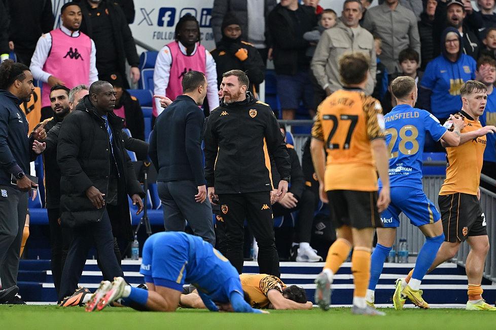Hull City on FA charge after feisty game at Birmingham City