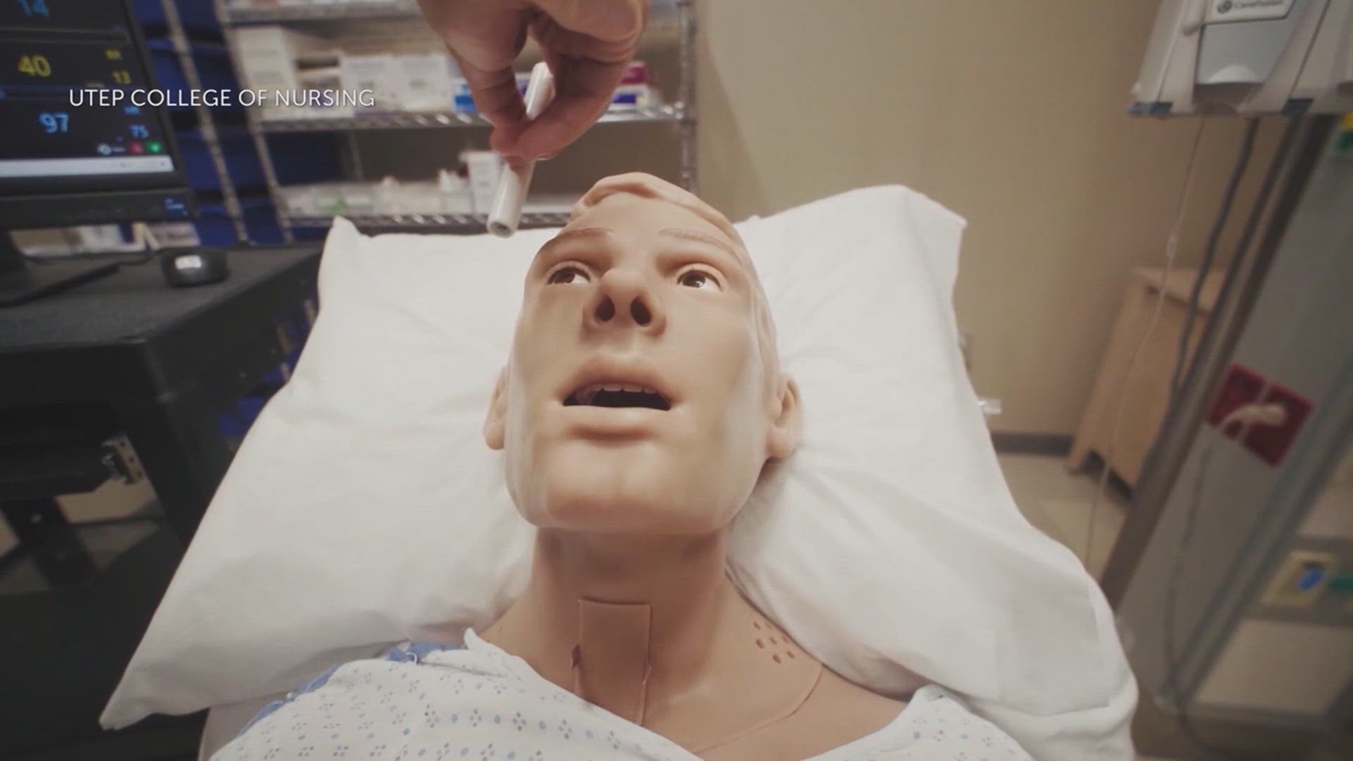 UTEP nursing students train with new AI-powered mannequins