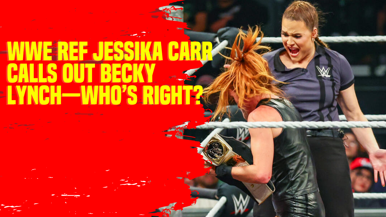 WWE ref Jessika Carr calls out Becky Lynch—who’s right #BeckyLynch #WWE ...