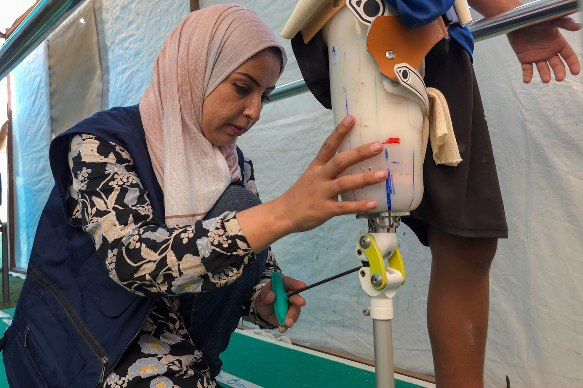 Meet one of Gaza’s prosthetic experts helping thousands who lost limbs