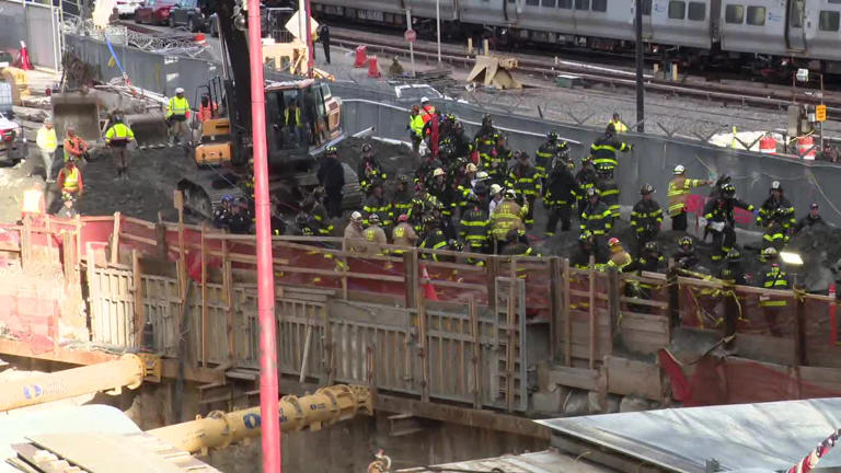 Construction worker dies after falling down 60-foot pit