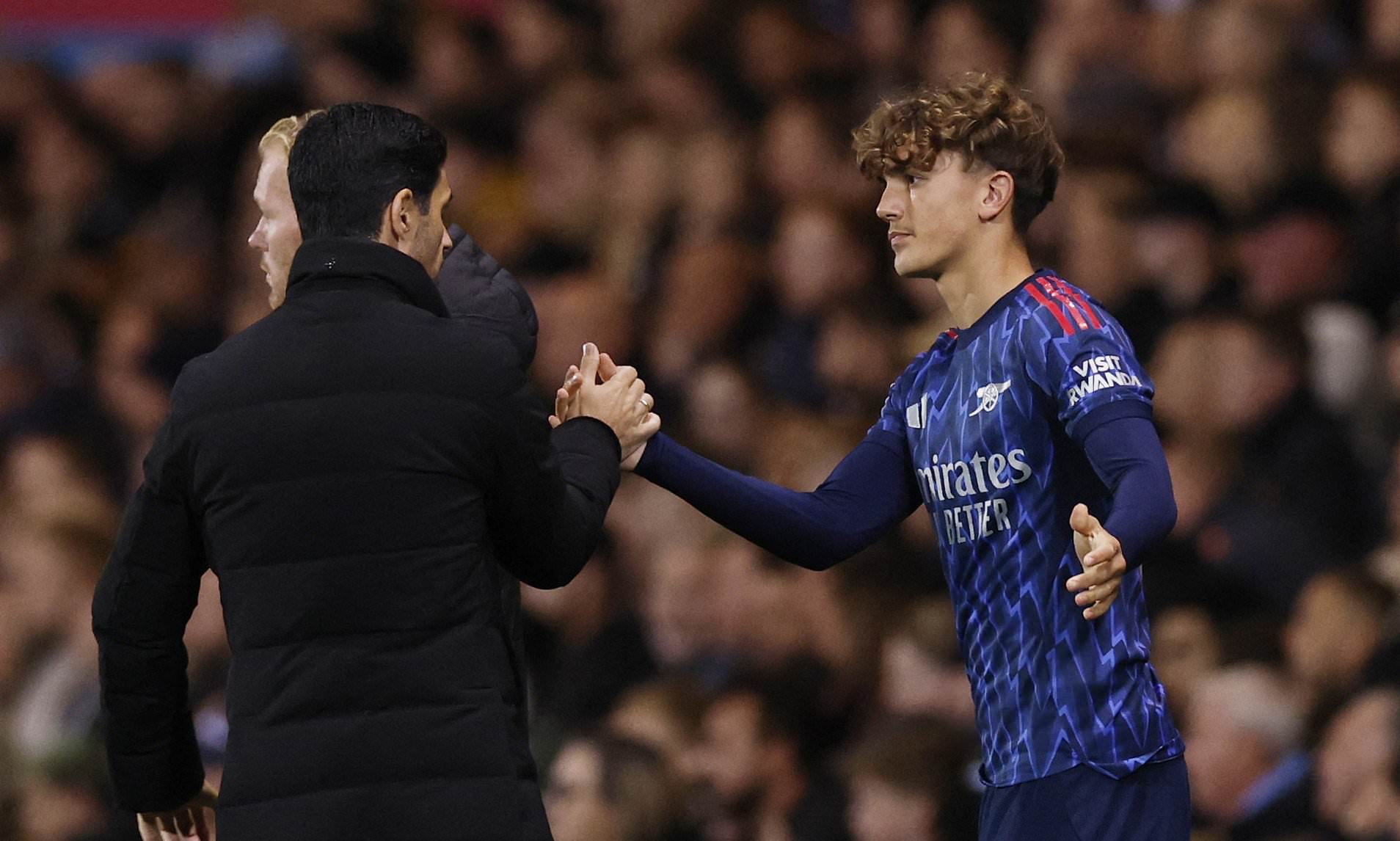 Arsenal wonderkid, 15, signs scholarship terms after making first-team ...