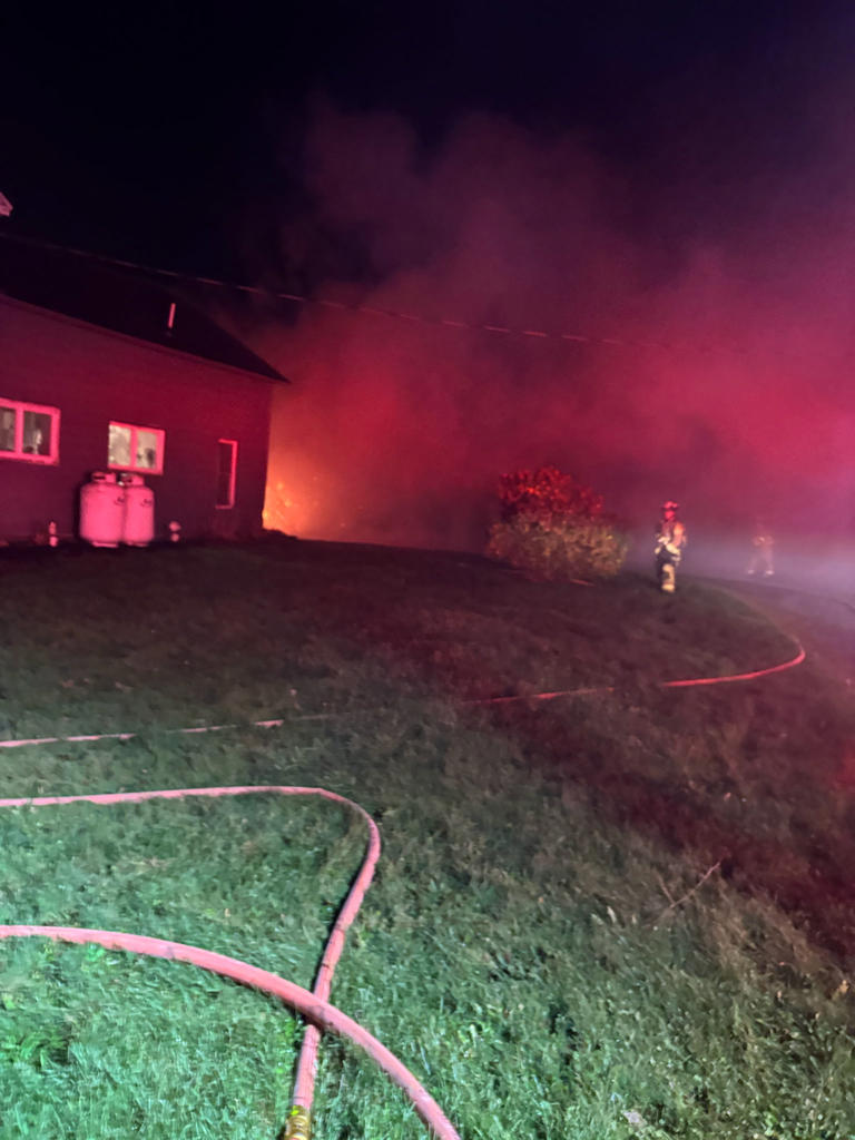 Family safe after overnight fire in Homer