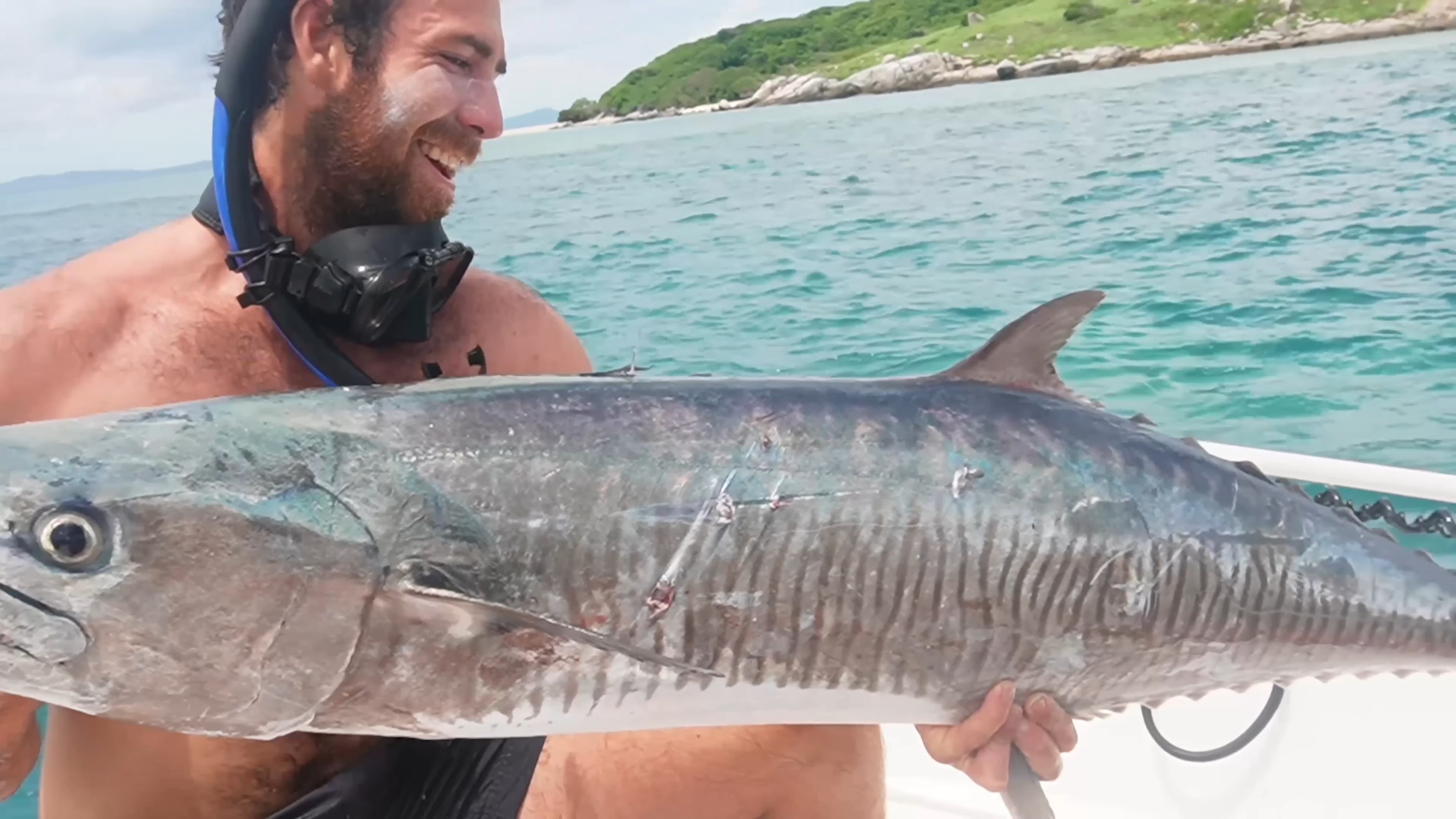 The Giant Mackerel I Speared Beneath the Reef