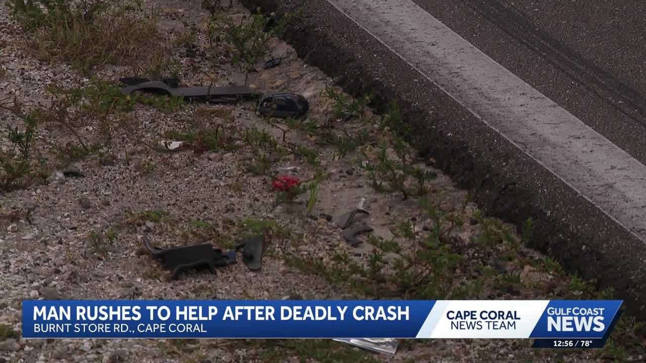 Florida man finds couple holding hands after fatal crash