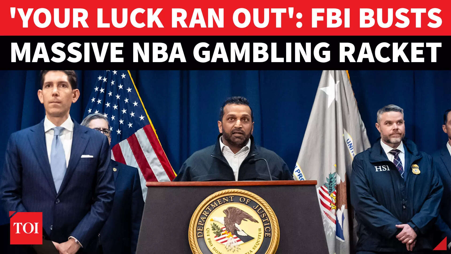 FBI's Kash Patel Announces BIG Arrests: NBA Gambling Ring Bust, Terry ...