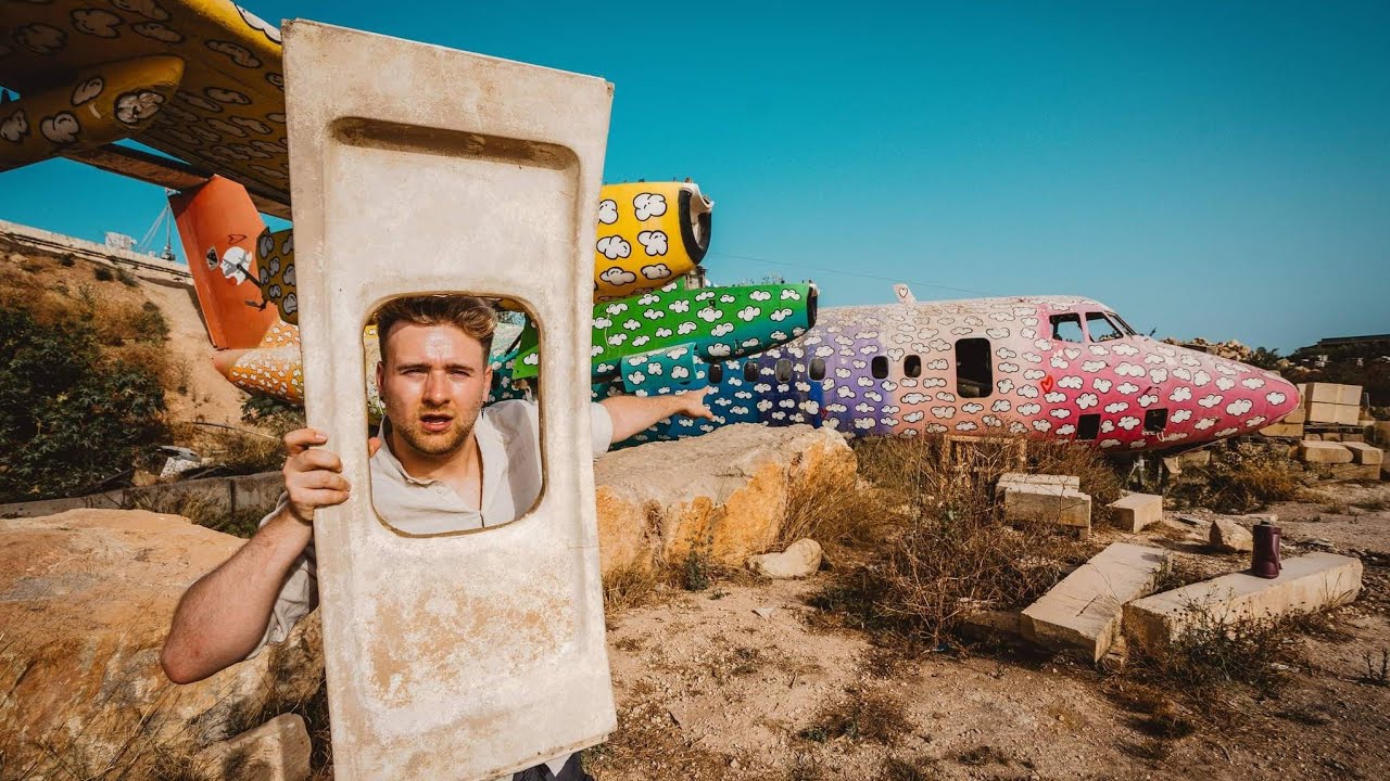 I found an airplane crashed in the desert