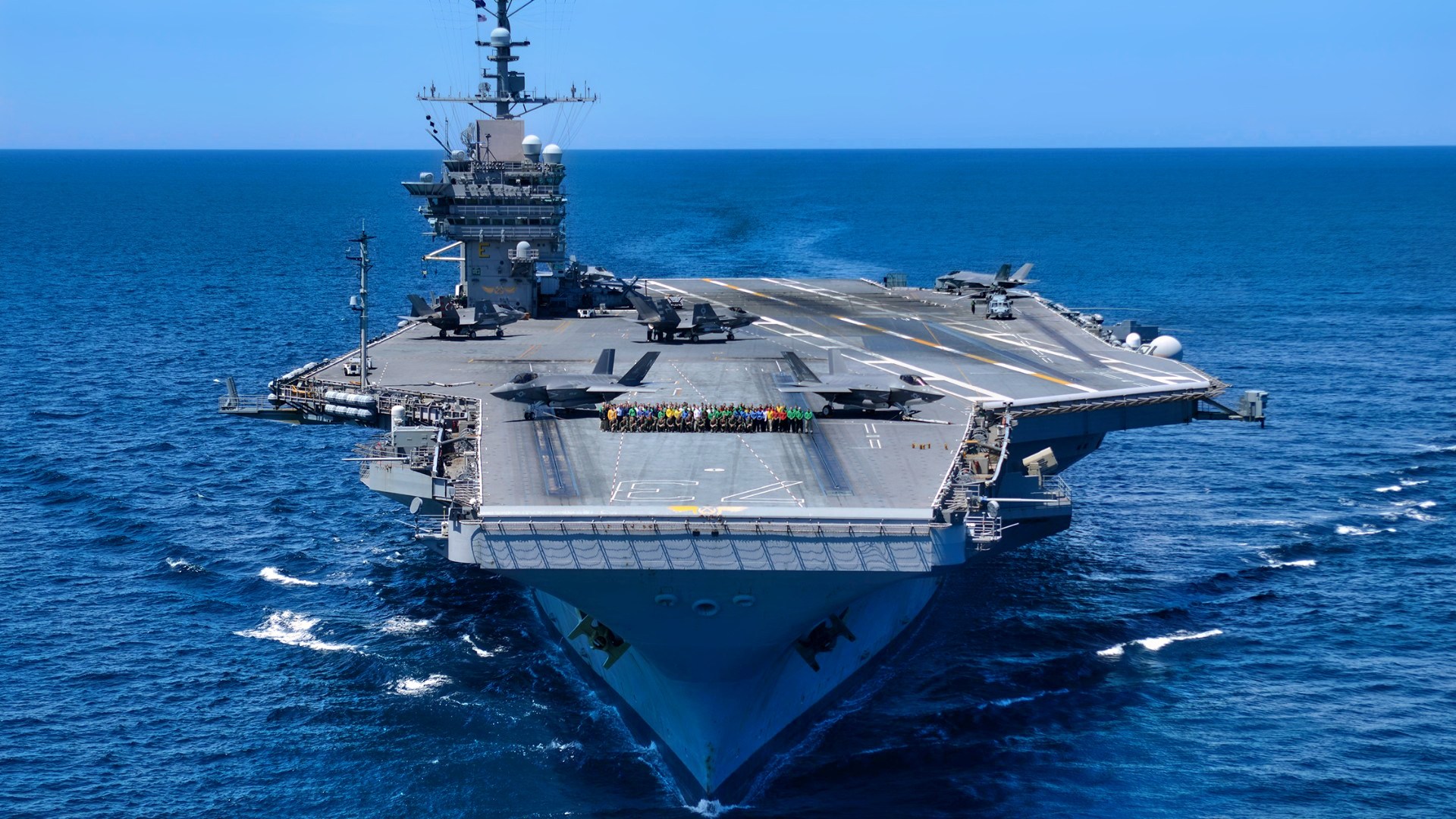 2100 Days: U.S. Navy Aircraft Carrier USS George Washington ‘Out of ...