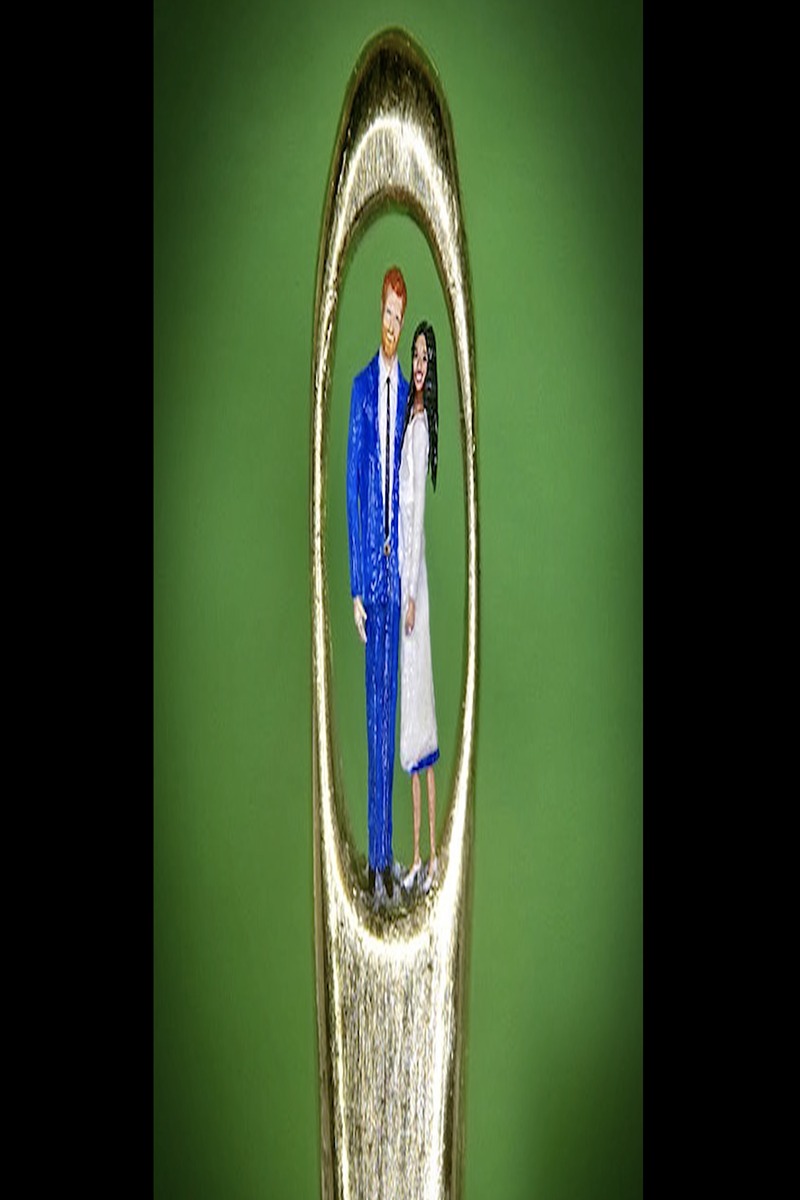 Willard Wigan, the artist who creates invisible masterpieces on a pinhead
