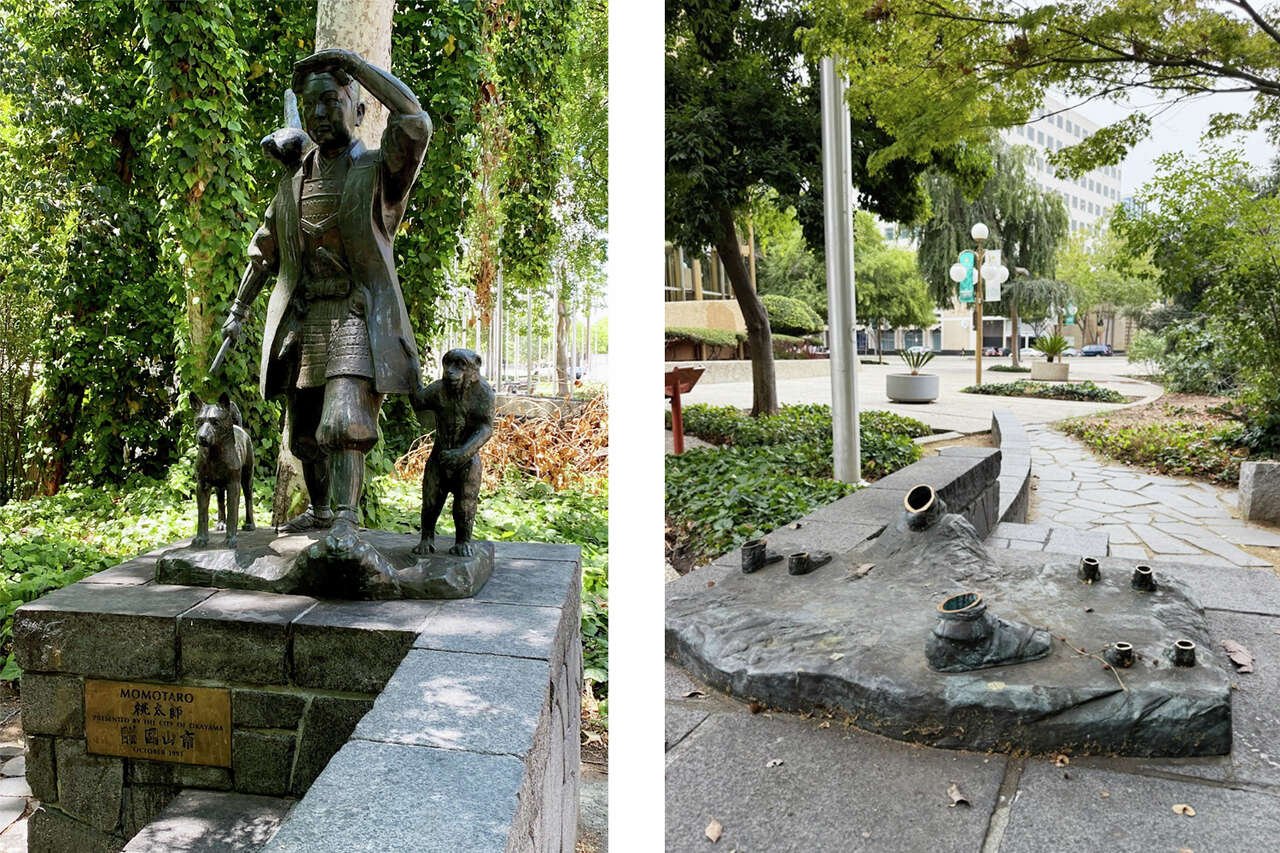 Photos show stolen Bay Area statue being carted away in broad daylight