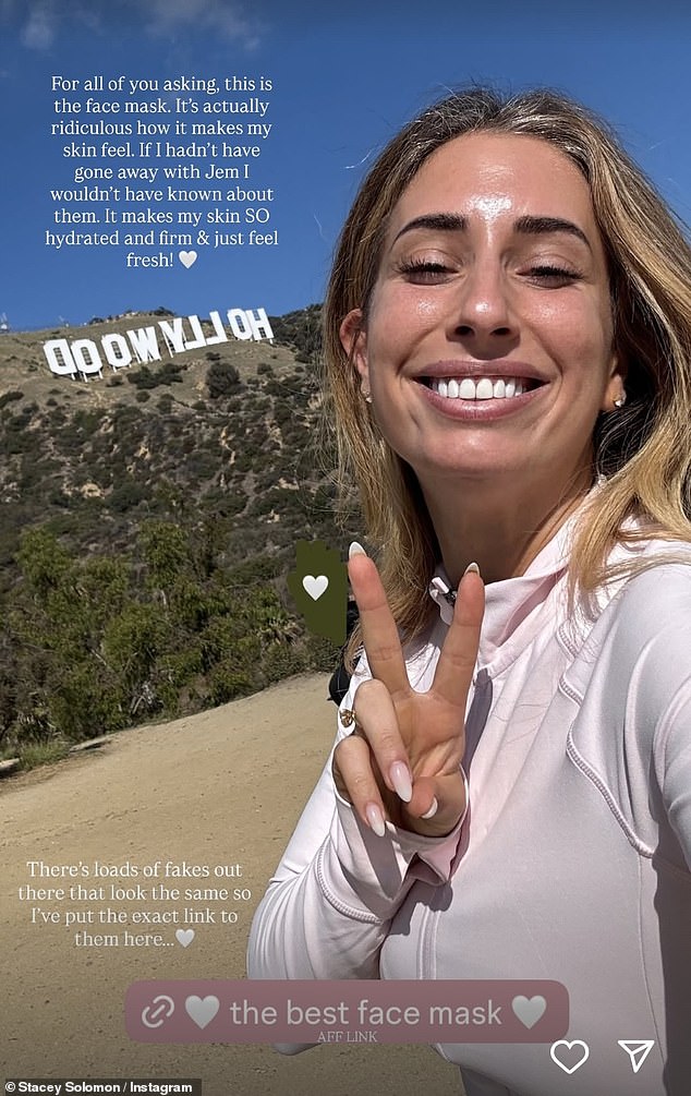 Stacey Solomon says she doesn't care what people think as she visits ...