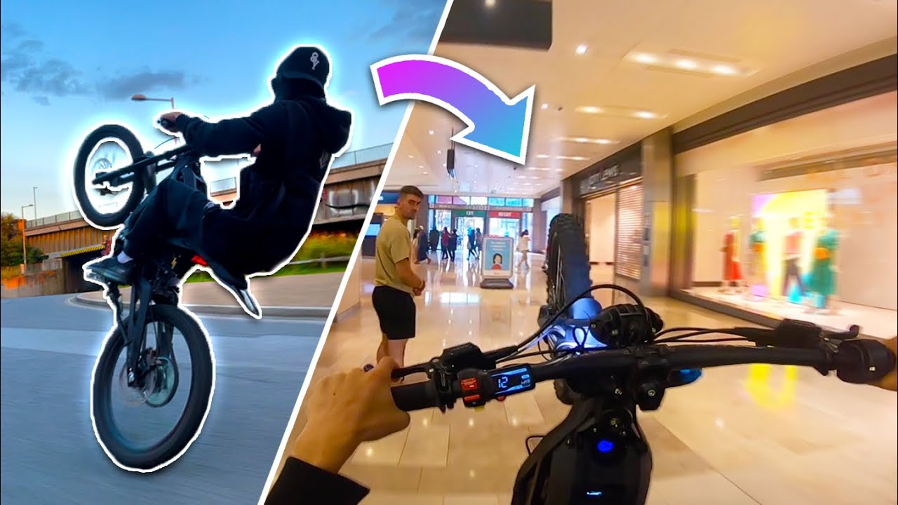 GoPro POV electric dirtbike street riding session